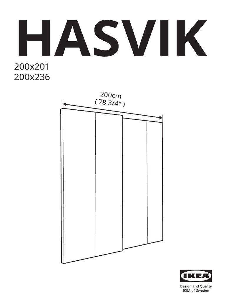 HASVIK Monteringsanvisning | PDF