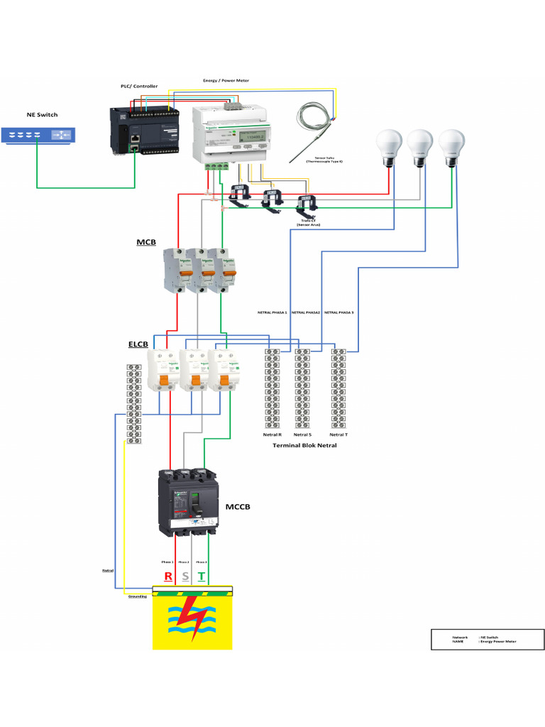 Diagram Energy Meter Project | PDF
