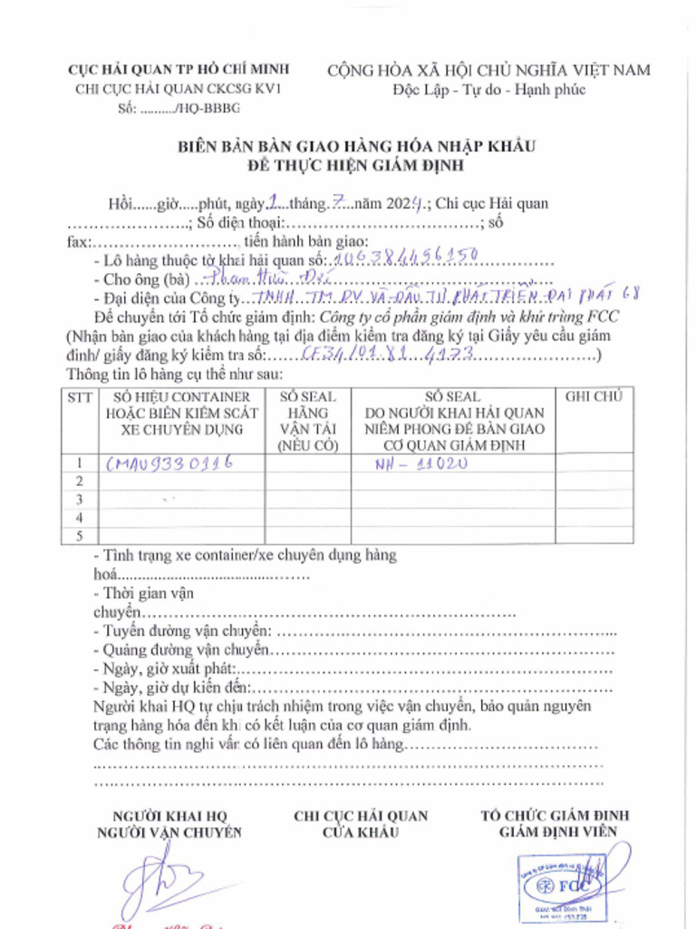 BIEN BAN BAN GIAO | PDF