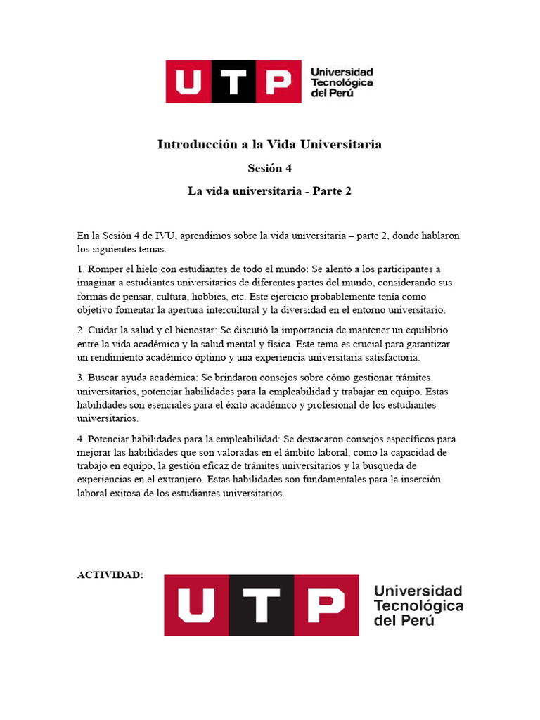 SESION 4 | PDF