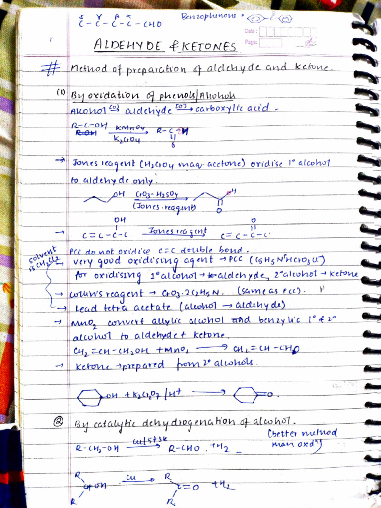 Aldehyde, Ketone, and Carboxylic Acid Notes | PDF | Organic Chemistry ...
