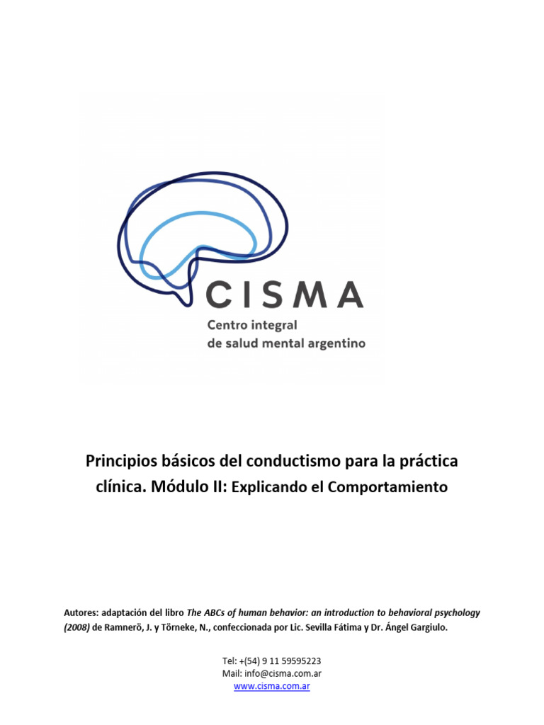 Principios_basicos_del_conductismo_-_Explicando_el_comportamiento | PDF | Las emociones ...