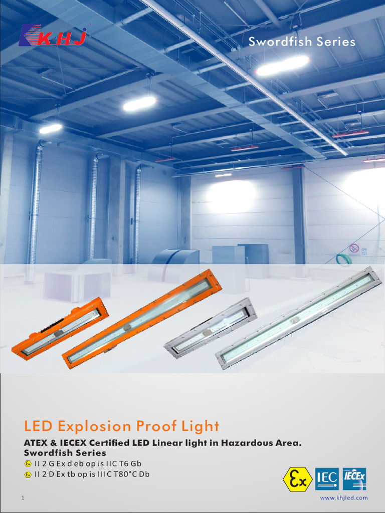 Explosion-Proof LED Lighting | PDF | Electromagnetism | Manufactured Goods
