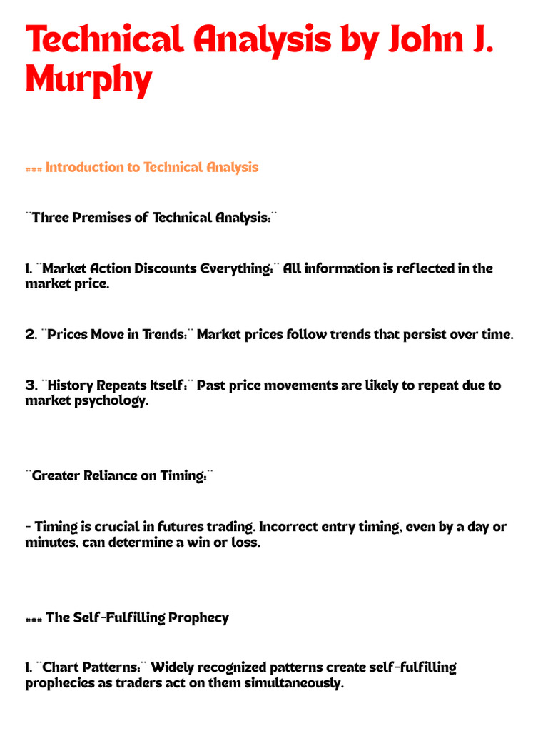 Technical Analysis | PDF | Technical Analysis | Moving Average