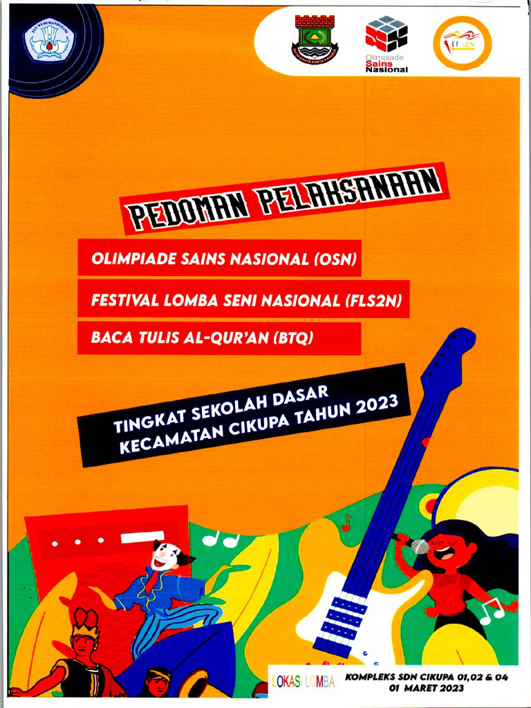 Pedoman Peaksanaan Lomba Osn - fls2n - BTQ | PDF