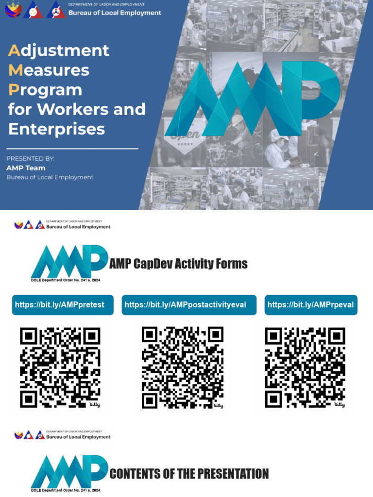 CapDev On AMP For Regional Implementers | PDF | Unemployment Benefits ...