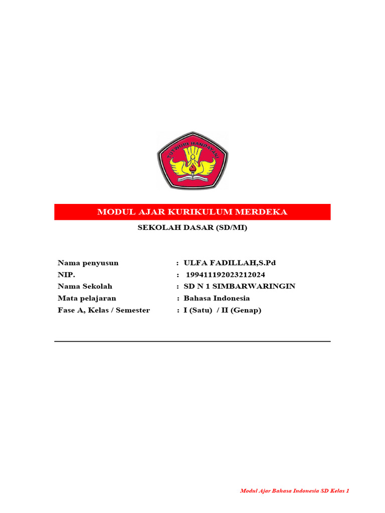 BAB 5 - MA B Indo Kls 1 | PDF