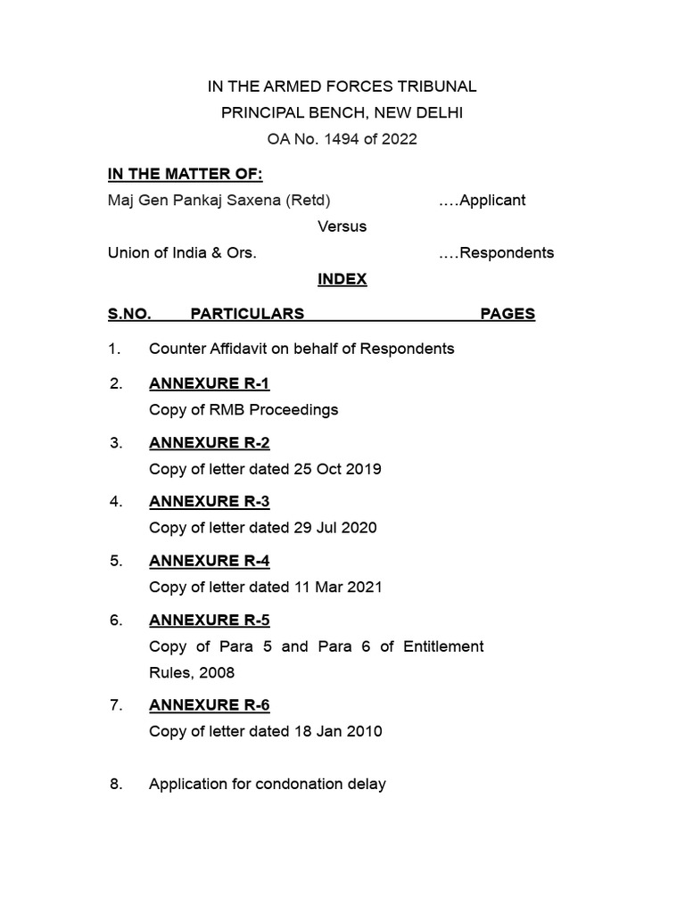 (Sample Counter) Pankaj Saxena Vs UOI & Ors. | PDF | Hypertension | Obesity