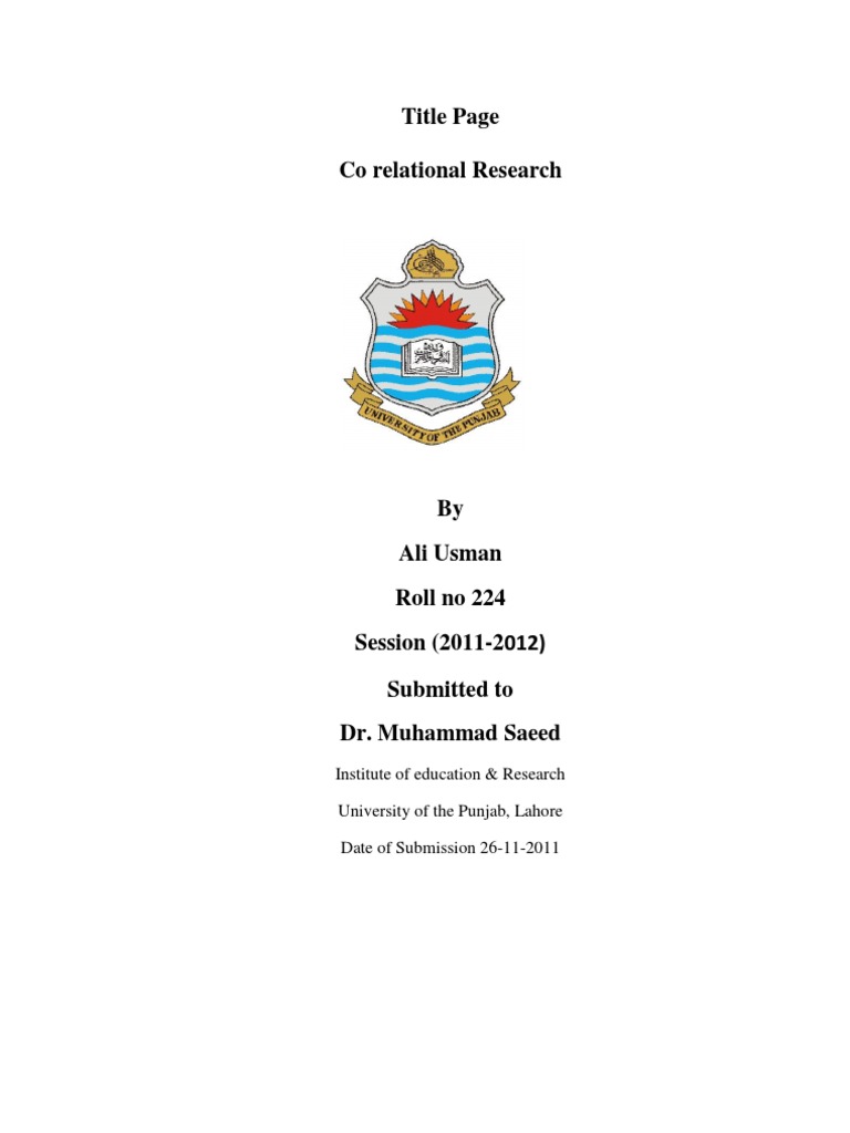 Understanding Correlational Research | PDF | Correlation And Dependence ...