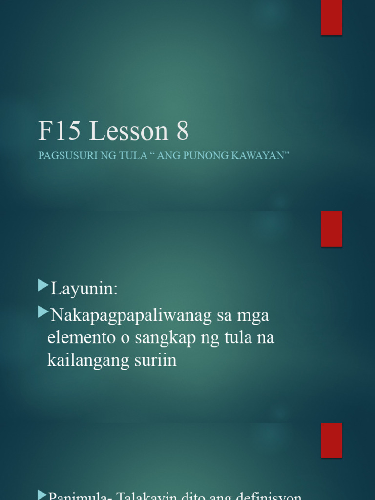 F15 Lesson 8 | PDF