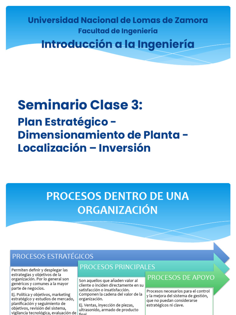 Seminario N°3 - Plan Estratégico | PDF | Planificación estratégica | Diseño
