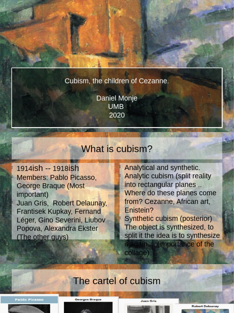 Sesión 13 Cubism 2020 | PDF | Cubism | Pablo Picasso