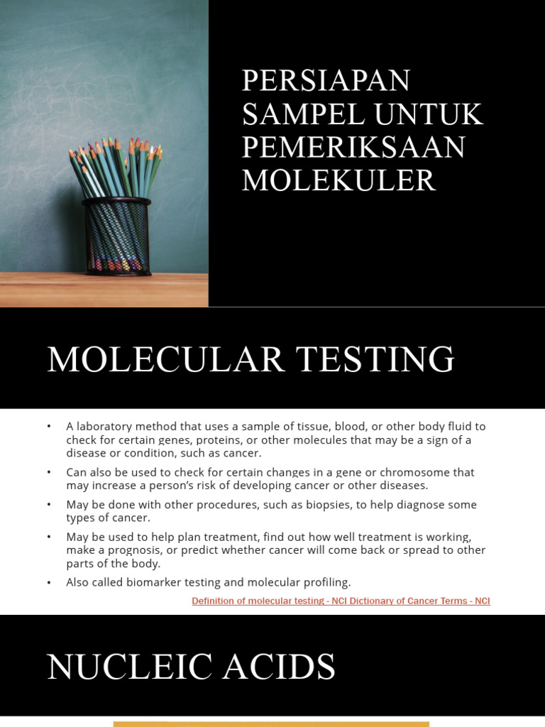Molecular Testing Sample Preparation Guide | PDF | Protein Purification ...
