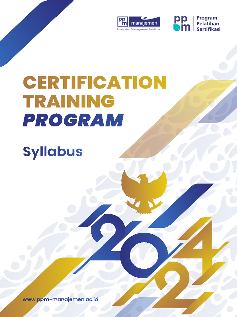 PPM Manajemen-Certification Training Program Syllabus 2024 | PDF | Procurement | Internal Audit