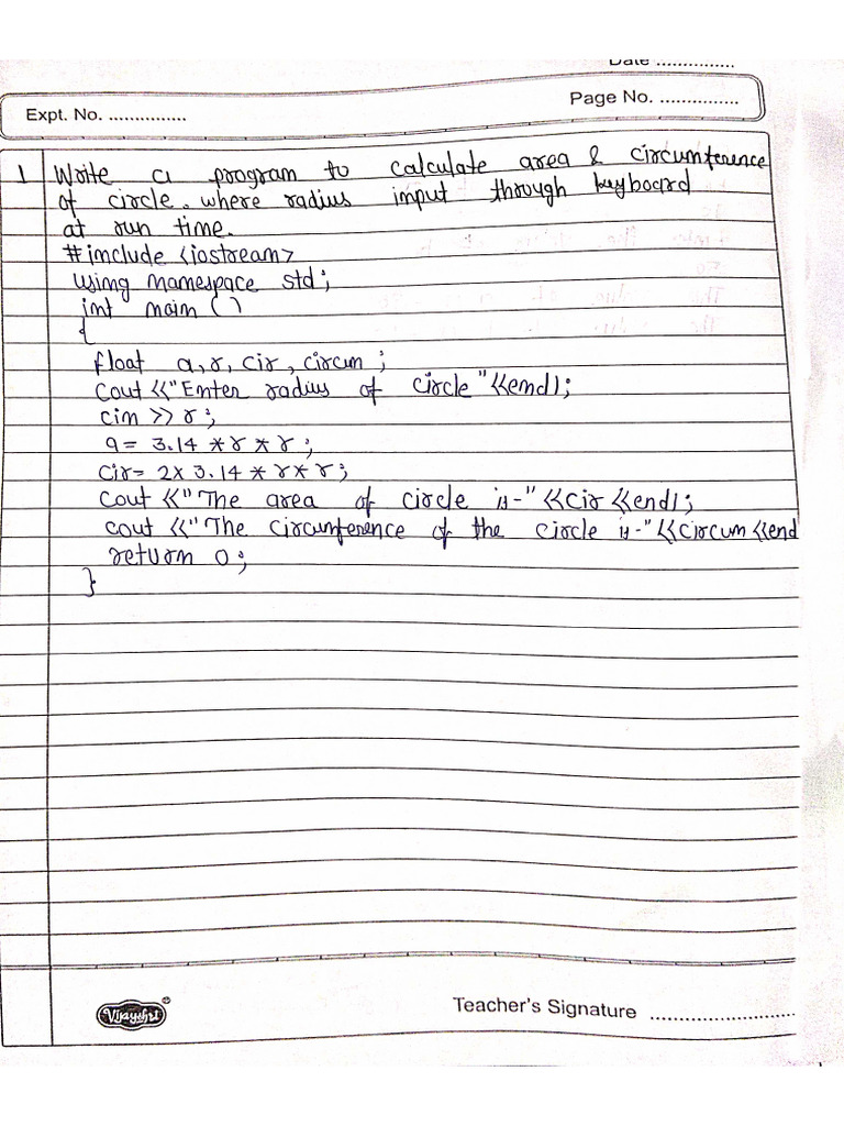 CPP Practicals | PDF