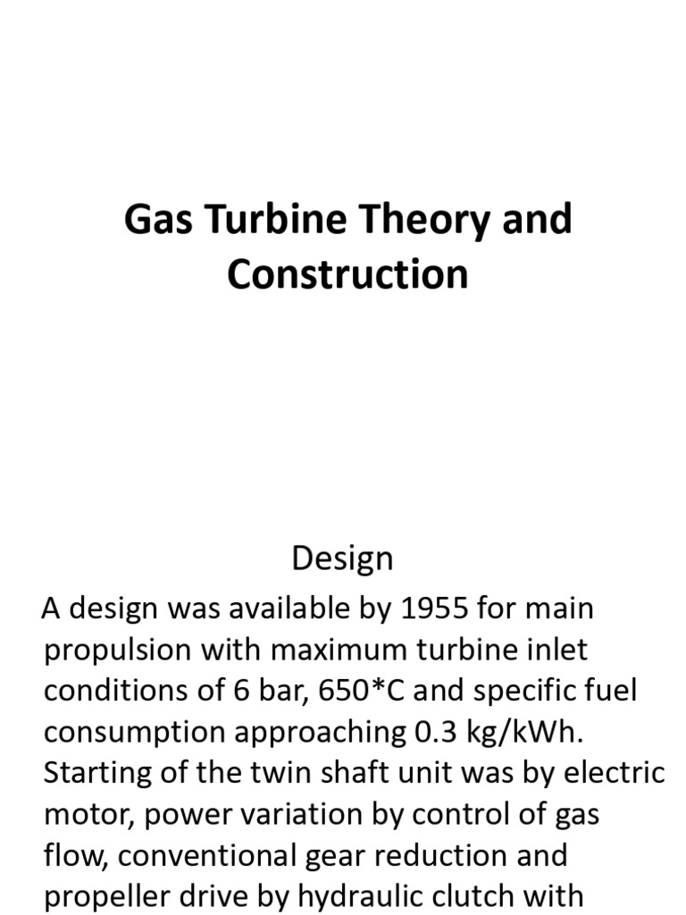 Gas Turbines | PDF | Engines | Applied And Interdisciplinary Physics