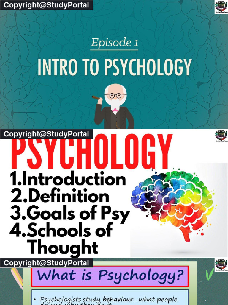 Intro To Psychology | PDF