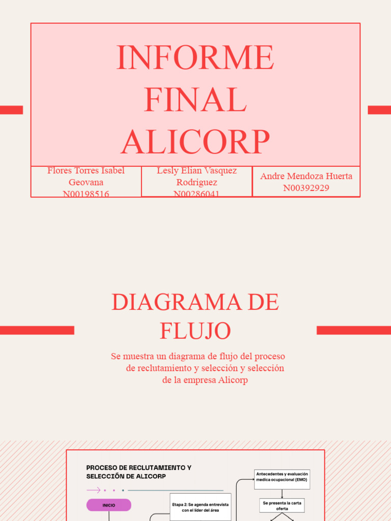 Informe Final Grupo5 Alicorp | Descargar gratis PDF | Marketing | Calidad (comercial)