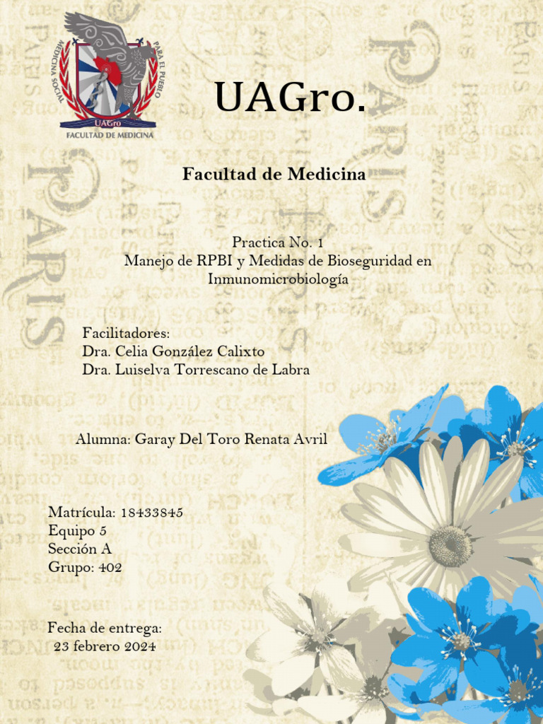 Practica Micro 2 | PDF | Residuos | Esterilización (Microbiología)