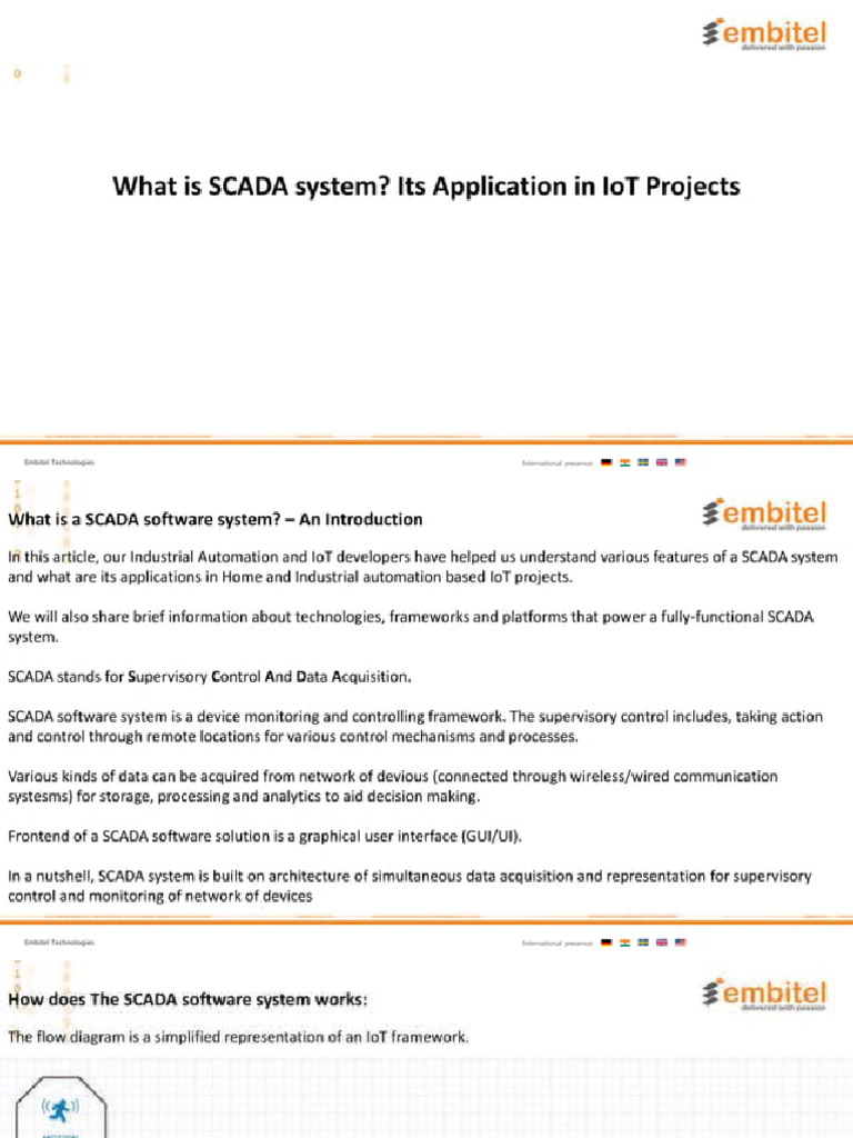 What Is SCADA System | PDF