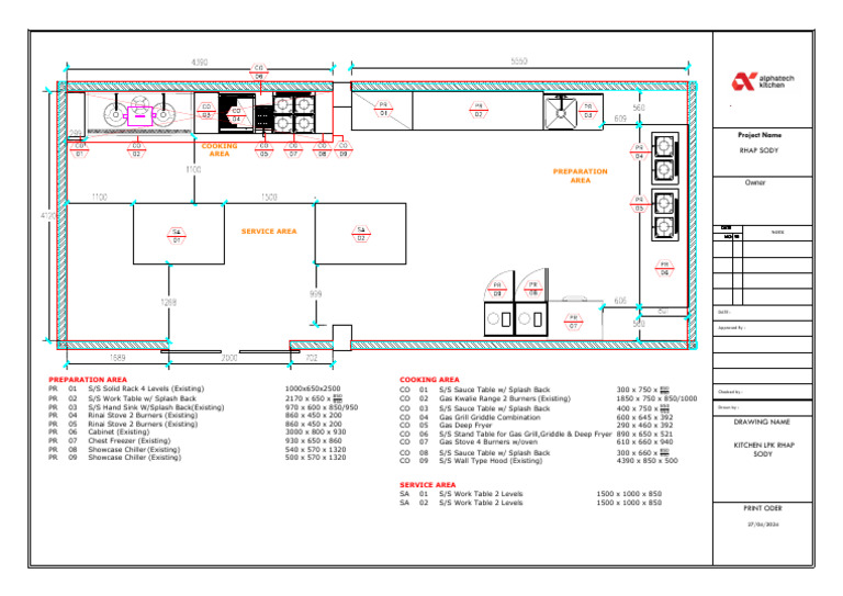 29-04-2024 Layout Kitchen RHAP SODY-Layout2 | PDF | Kitchen | Home Appliance