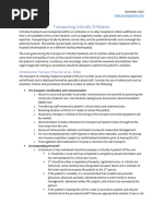 Inter-Facility Patient Transfer Protocol | PDF | Emergency Medical ...