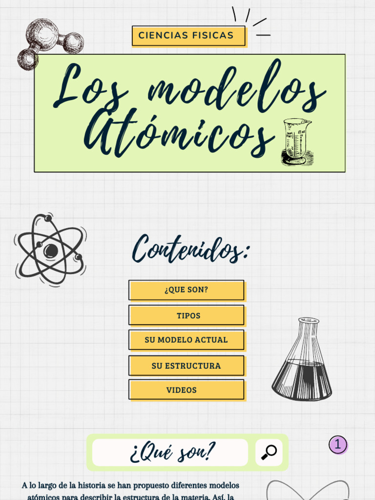 Evolución de los Modelos Atómicos | PDF | Átomos | Electrón