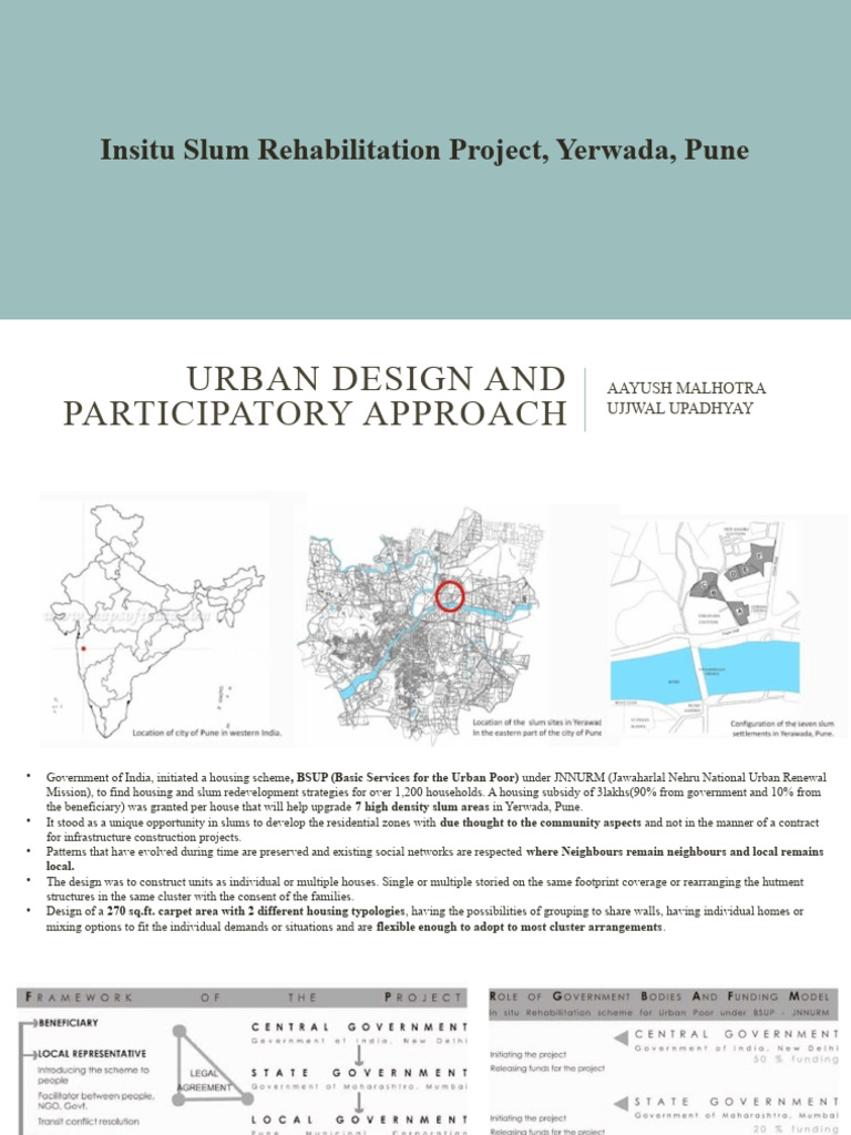 Urban Design and Participatory Approach | PDF | Slum | Urban Renewal