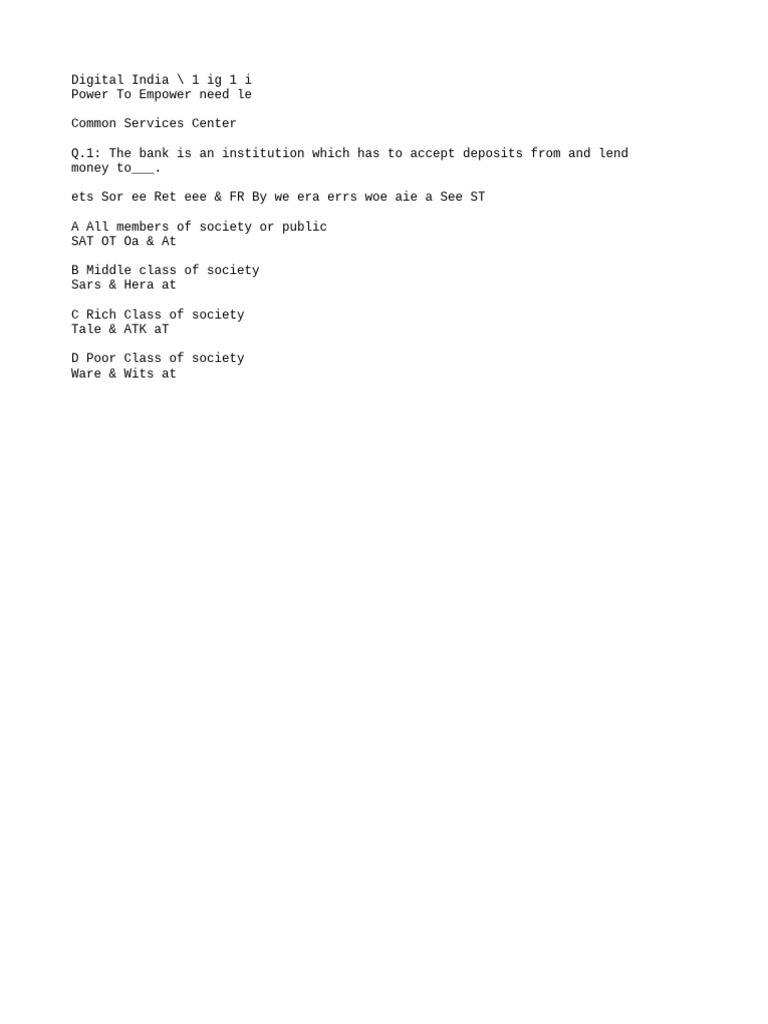 IIBF Exam Question Paper Insights | PDF | Automated Teller Machine | Banks
