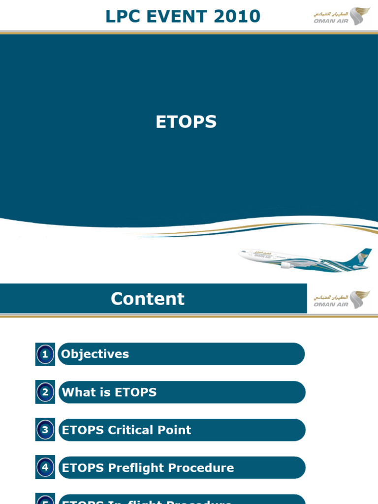 Etops - LPC 3013 | PDF | Aeronautics | Transport