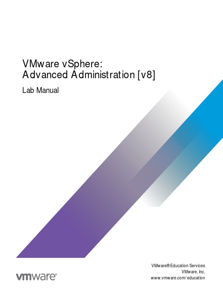 Edu en Vsaa8 Lab Ie | PDF | Virtual Machine | Computer Cluster