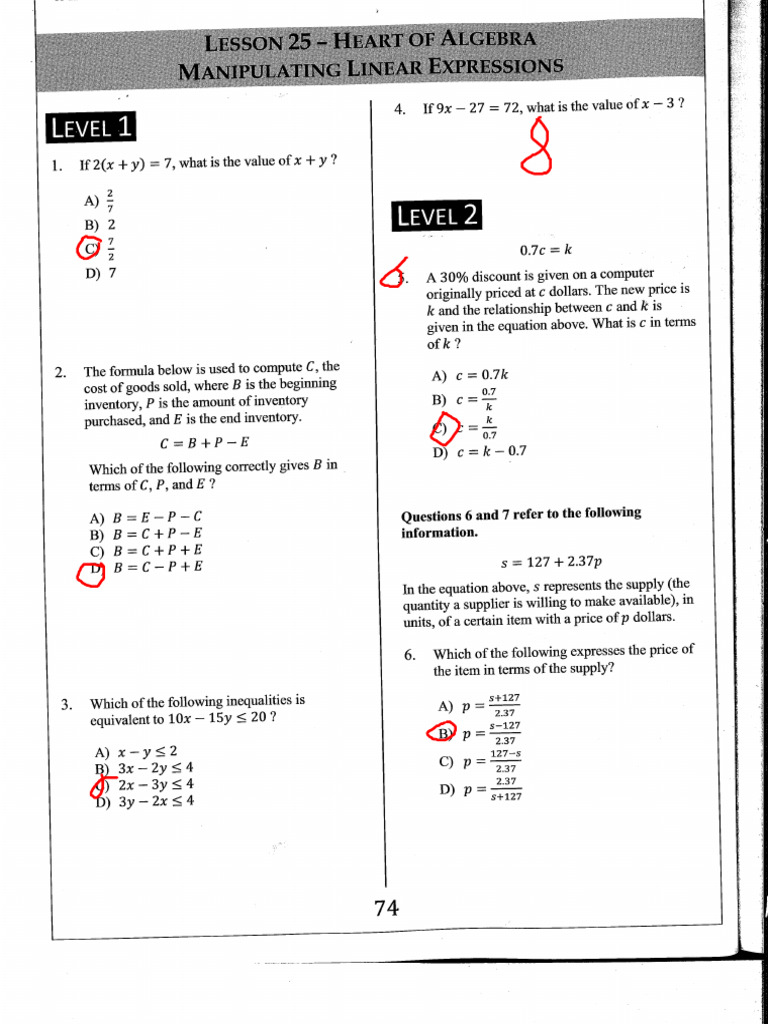 Math Lessons 25 48 | PDF