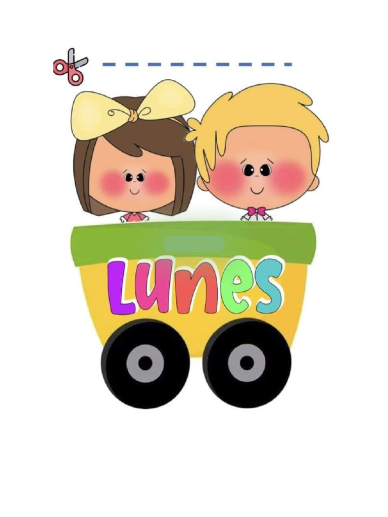 DIAS DE LA SEMANA DIBUJOS | PDF