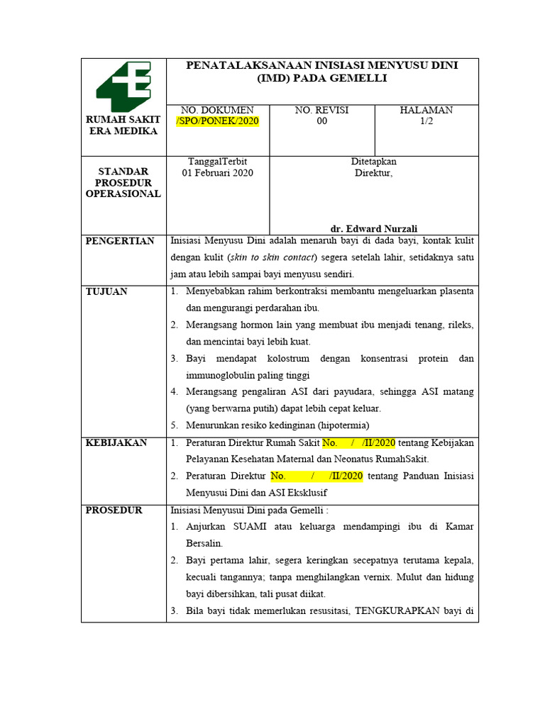 Spo Imd Gemeli 2022 | PDF | Pengembangan Diri | Kesehatan Holistik