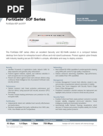 Fortigate 70F Series: Data Sheet | PDF | Security | Computer Security