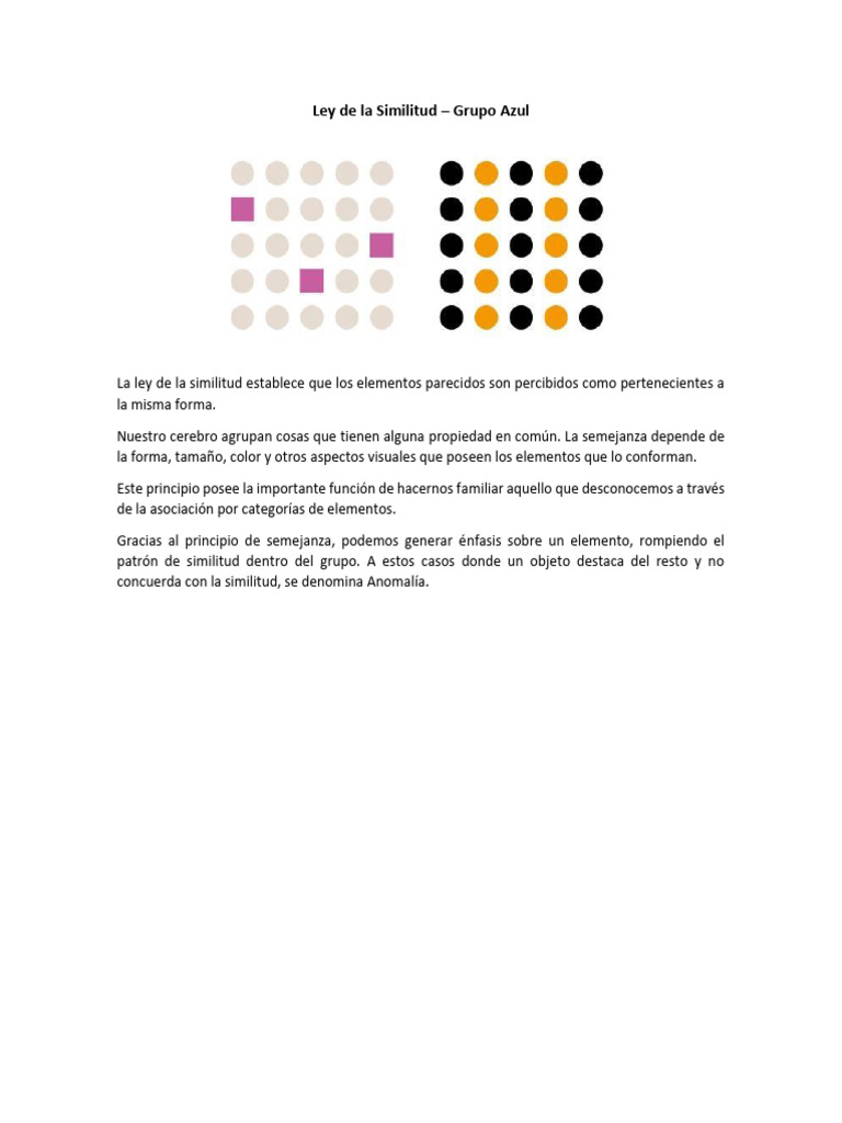 Ley de La Similitud. | PDF | Ciencia y matemáticas