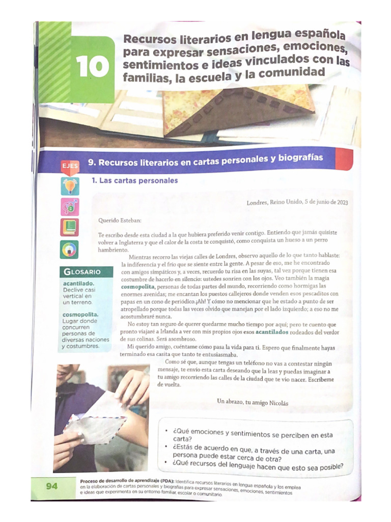 10-95-106 Identifica Recursos Literarios en Lengua Española y Los ...