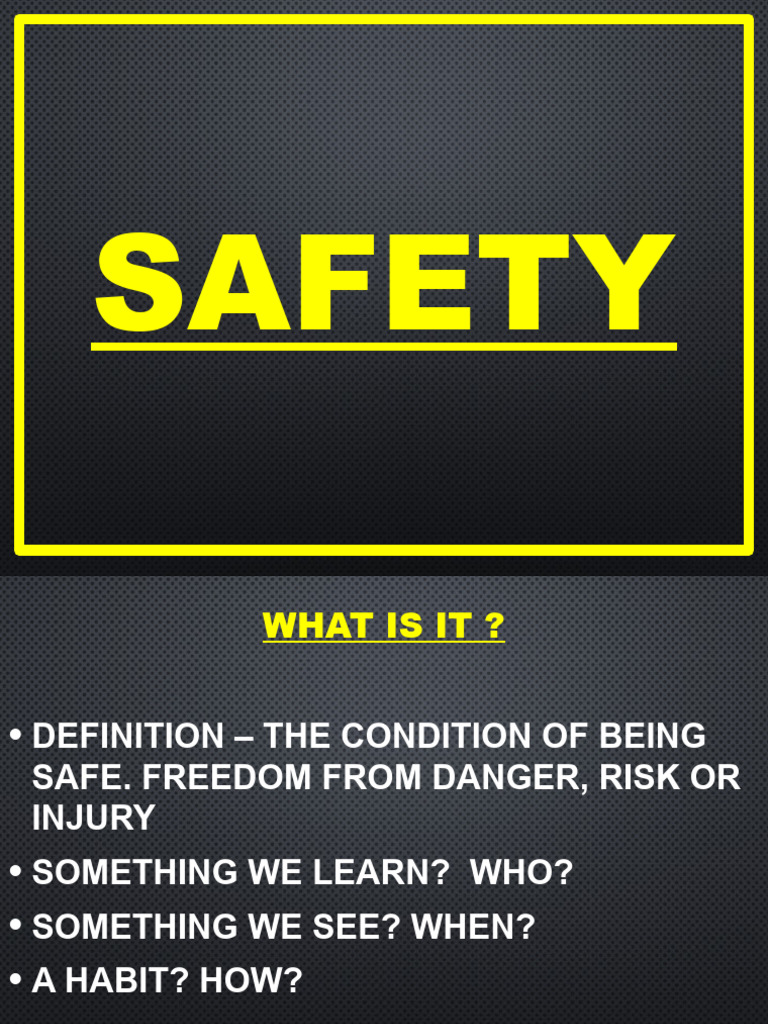 Safety Behavior Awareness | PDF | Safety | Risk