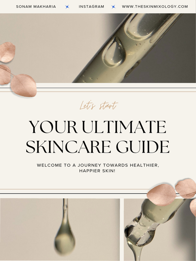TSM Skincare Guide Full | PDF | Skin Care | Sunscreen