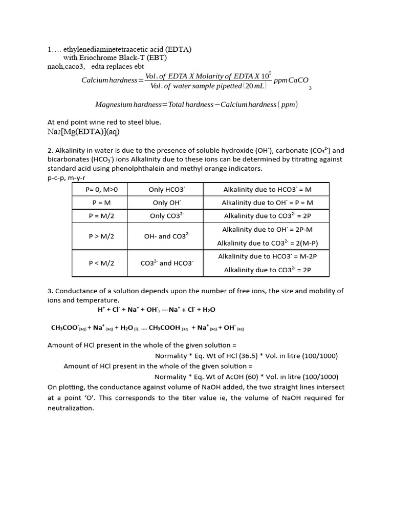 Chemlabmal | PDF | Alkalinity | Carbonate