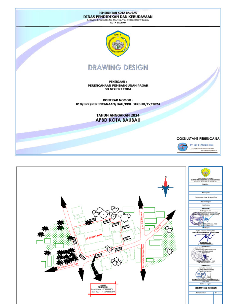 Dedpemb. Pagar SD Ngeri Topa | PDF