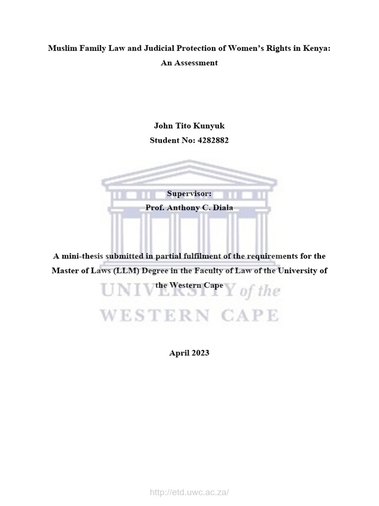 Kunyuk Law M 2023 240713 083548 | PDF | Sharia | Hadith