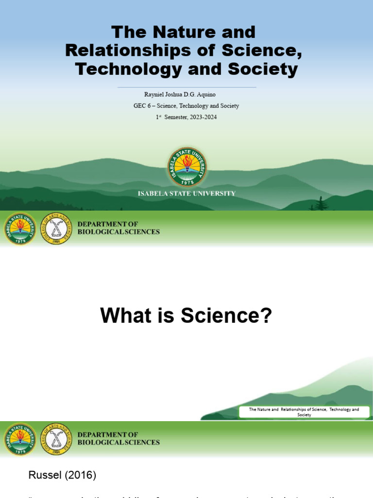STS 1 | PDF | Science | Knowledge