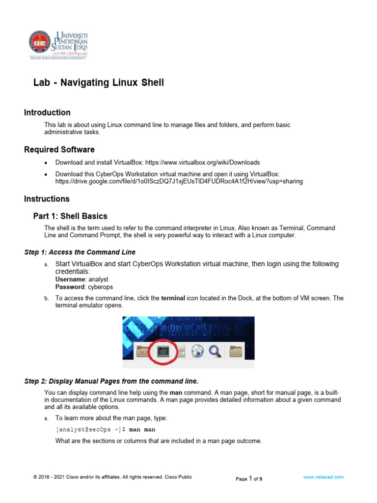Lab 2 Navigating Linux Command Line | PDF | Computer File | Command Line Interface