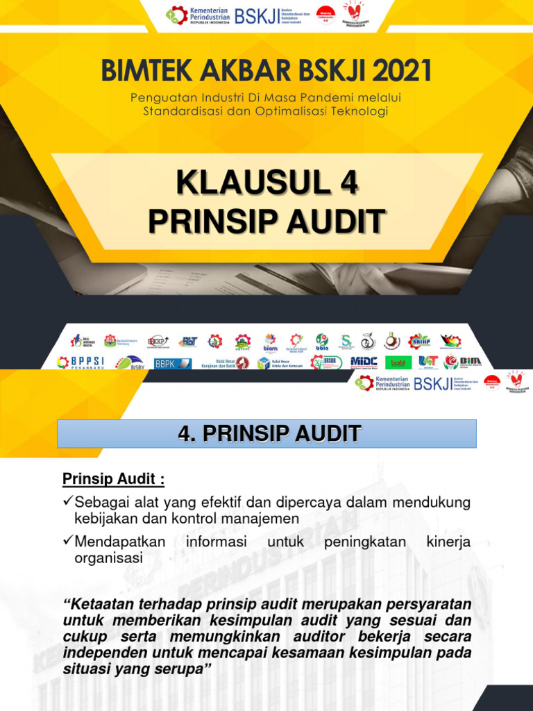 Klausul 4 - Pelatihan Audit Internal Iso 19011 | PDF | Karier ...