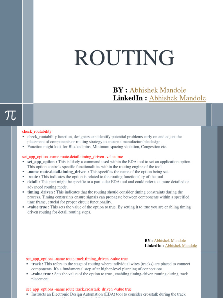 Routing Script Analysis | PDF | Electronic Design Automation ...