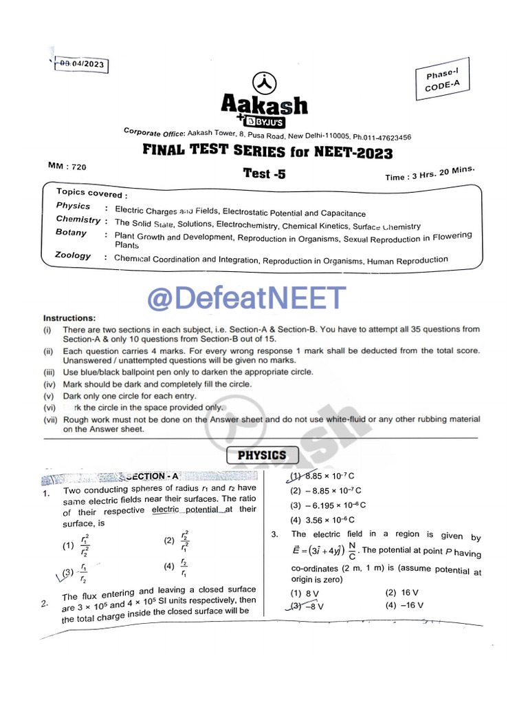 FTS-05 (Code-A) | PDF