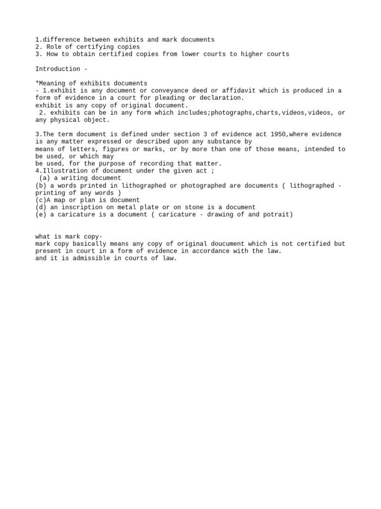 certifying copies | PDF