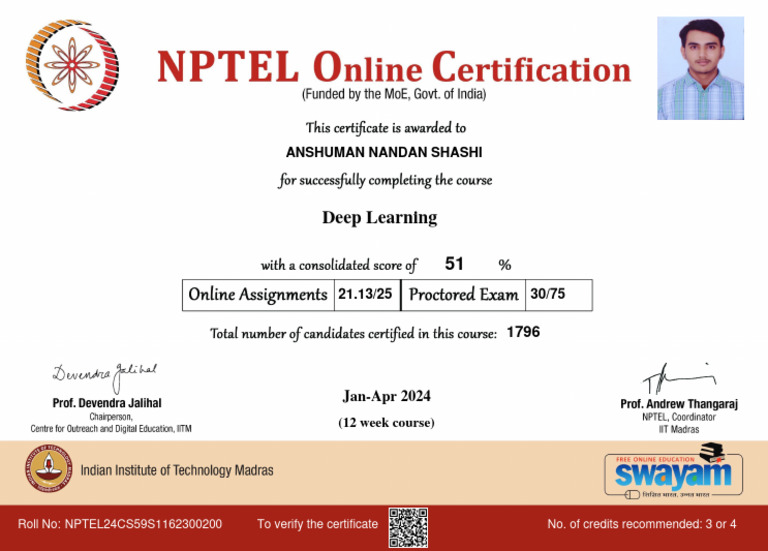 Deep Learning - IIT Ropar | PDF Deep Learning - IIT Ropar | PDF