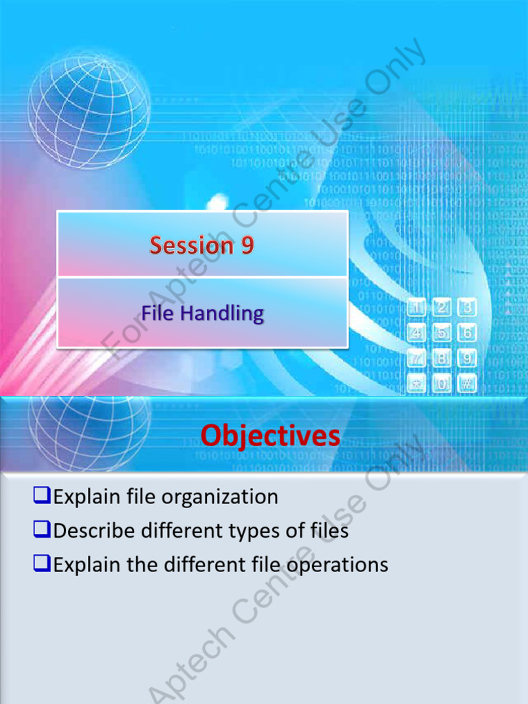Session 9 - Prog Pract Tech | PDF | Computer File | Disk Storage